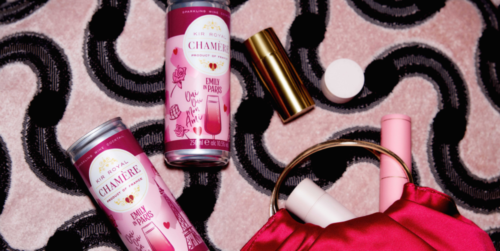 Emily In Paris X premium kir royale RTD cocktail, Chamère - The Luxury ...